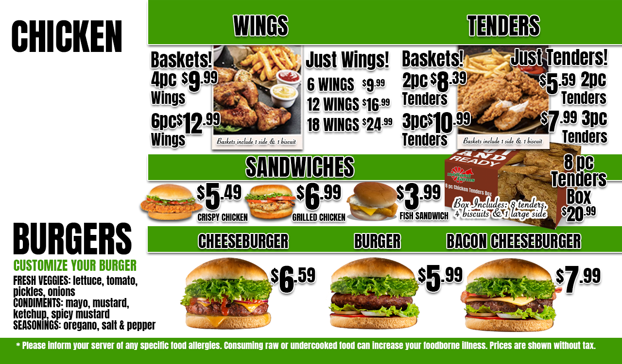 Menu | Midland Farms Stores